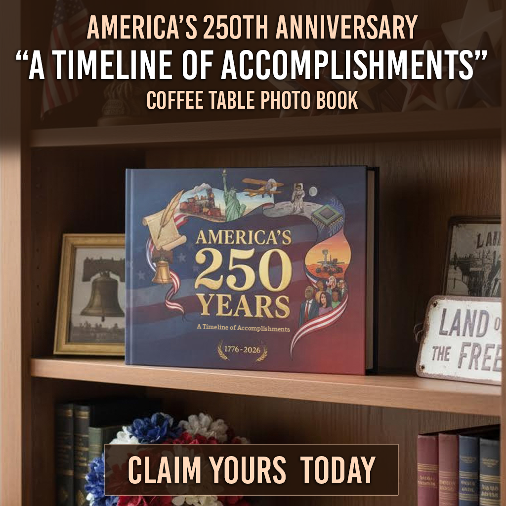 America's 250th Anniversary Hardcover Coffee Table Book (24 Pages ...