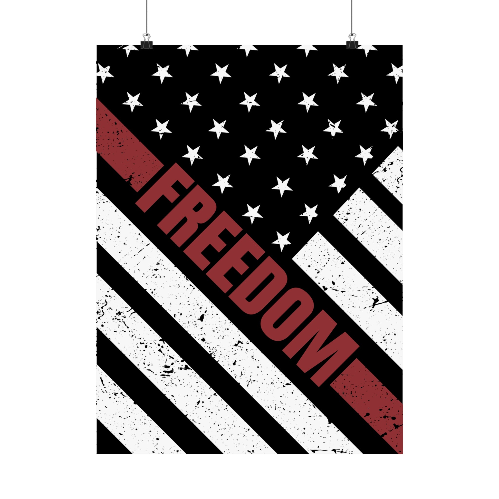 Freedom Flag Poster – Proud Patriots