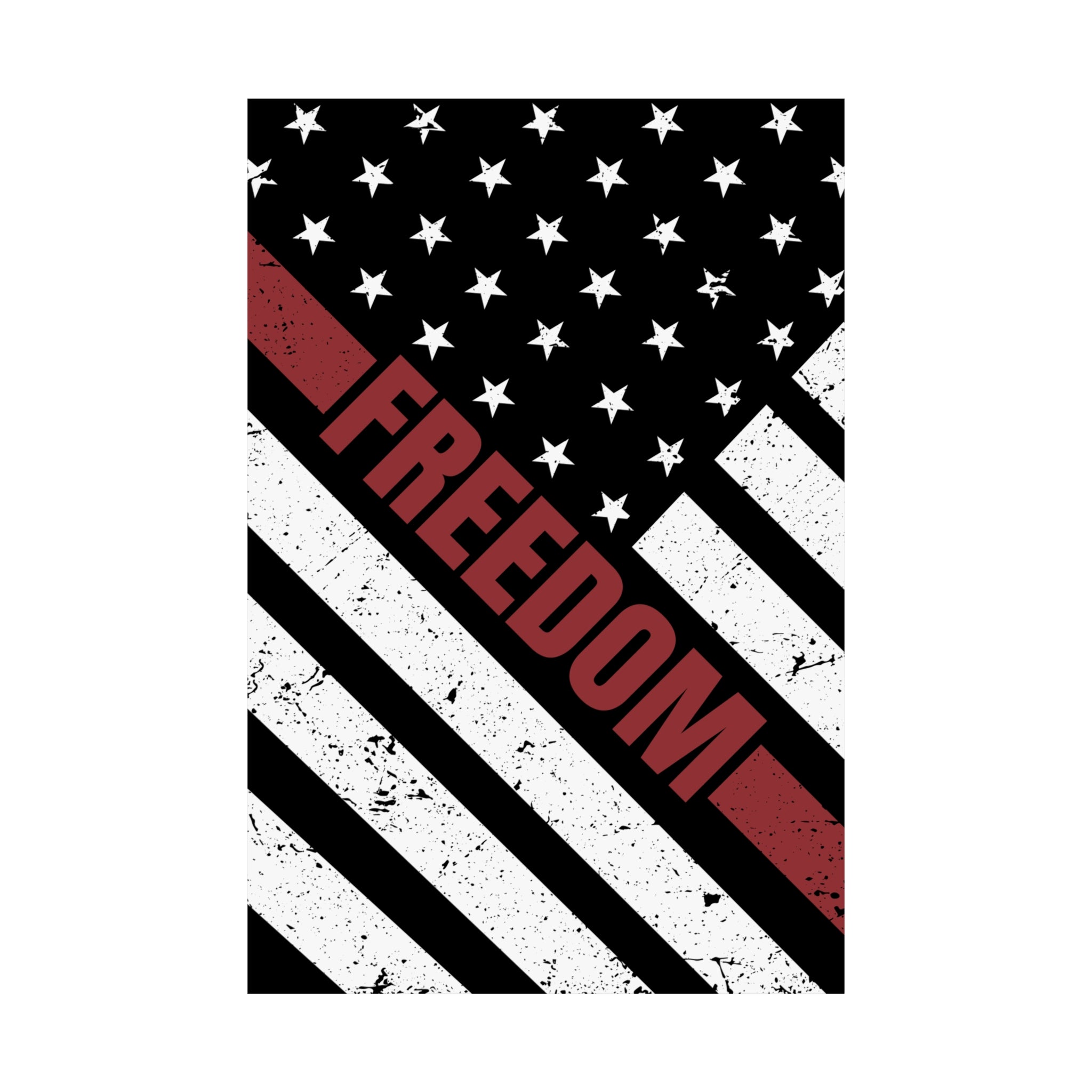Freedom Flag Poster – Proud Patriots