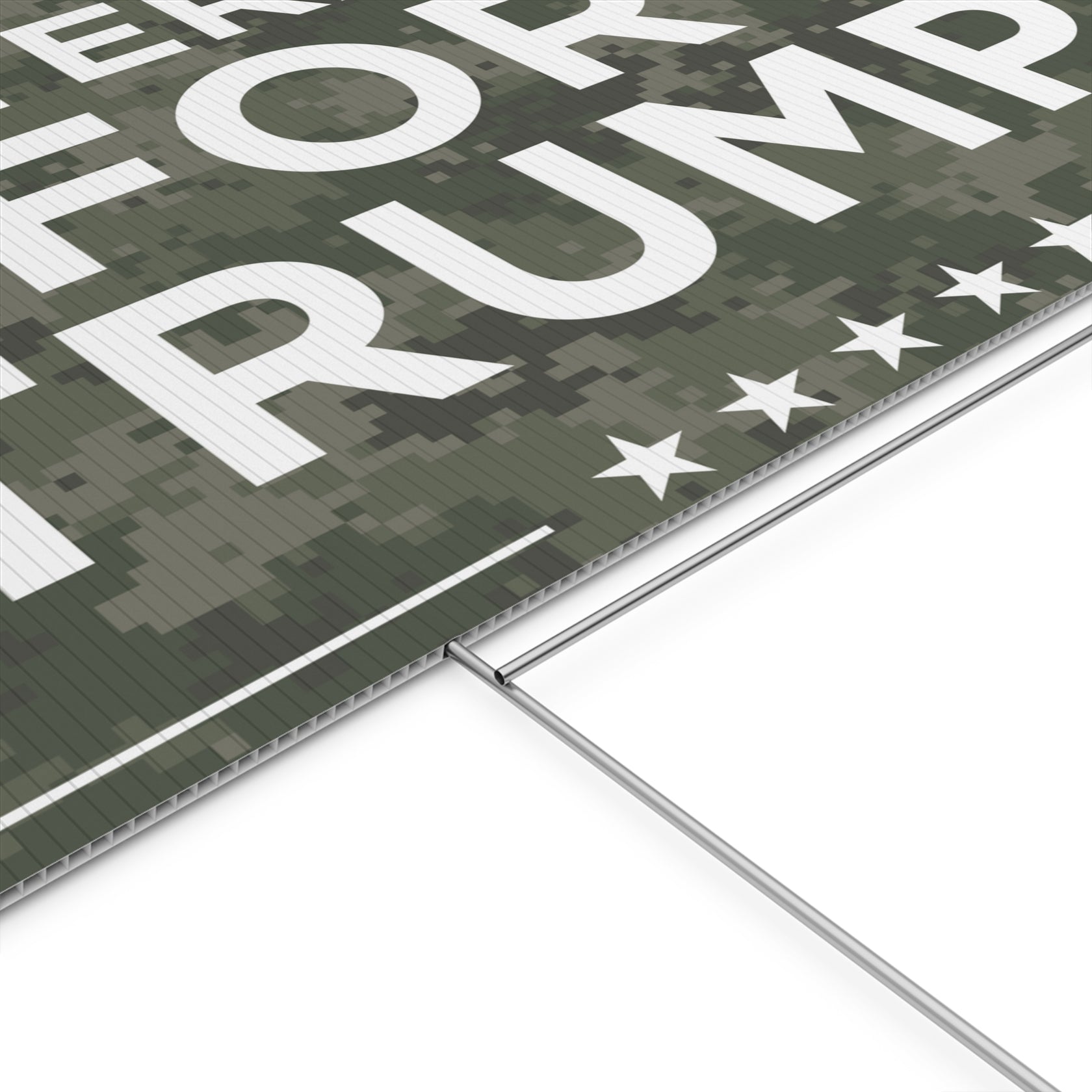 Veterans For Trump Yard Sign – Proud Patriots