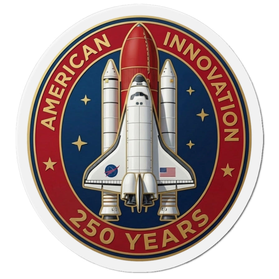 Space Shuttle 'American Innovation - 250 Years' Magnet – Proud Patriots