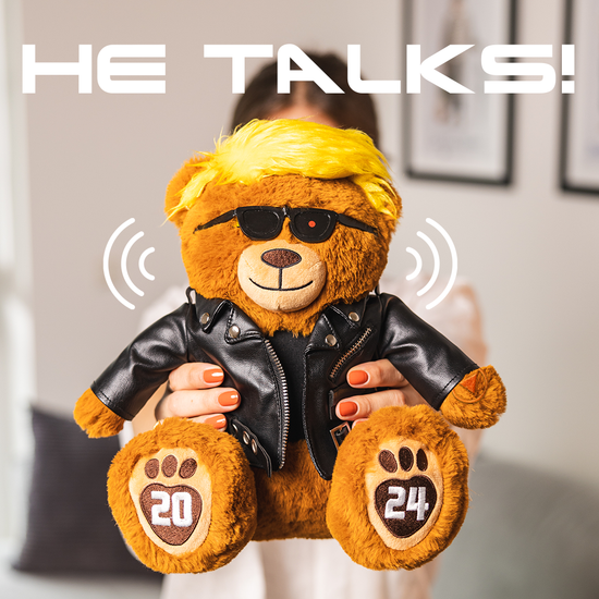 Talking Trumpinator Teddy Bear - Says 10 Phrases – Proud Patriots
