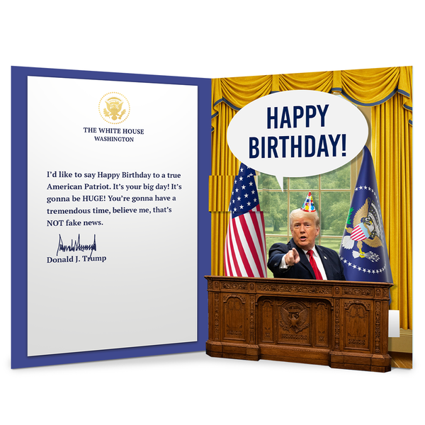 Talking Trump Pop Up Birthday Card (Pre-Order Expected to Ship in Octo ...