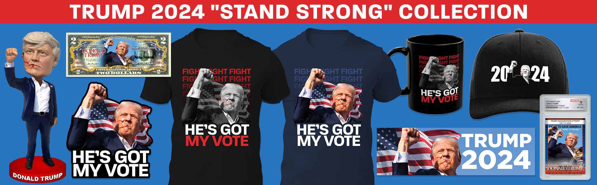 Proud Patriots | Trump 2024 Campaign Merch, Trump Gifts & Collectibles