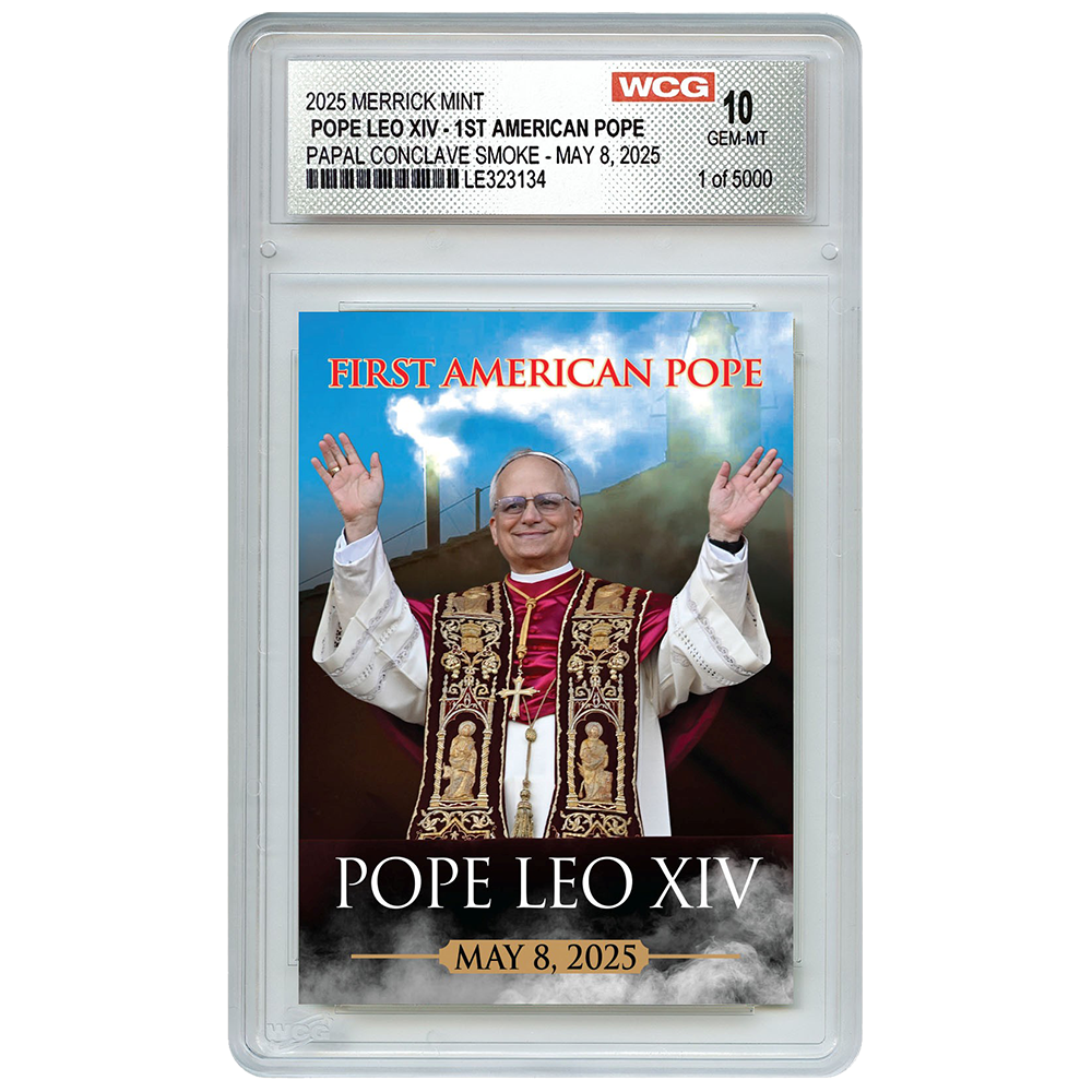 Pope Leo XIV Official Trading Card - 1st American Pope - Individually ...