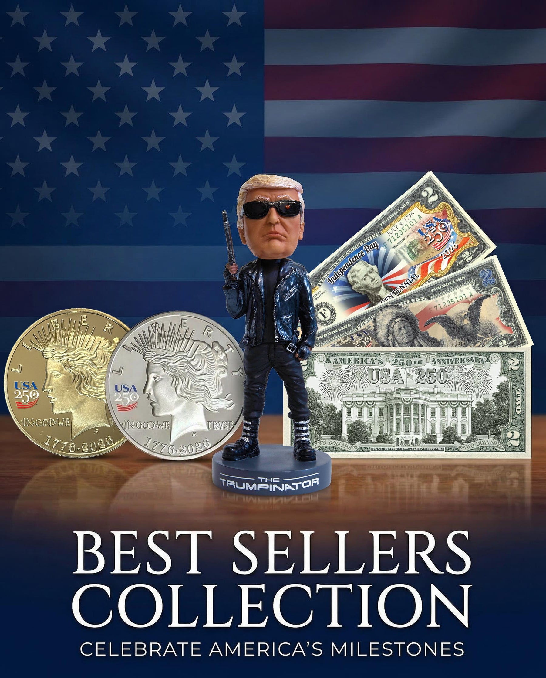America's 250th Anniversary Collectible $2 Bill | Independence Day 2-S ...