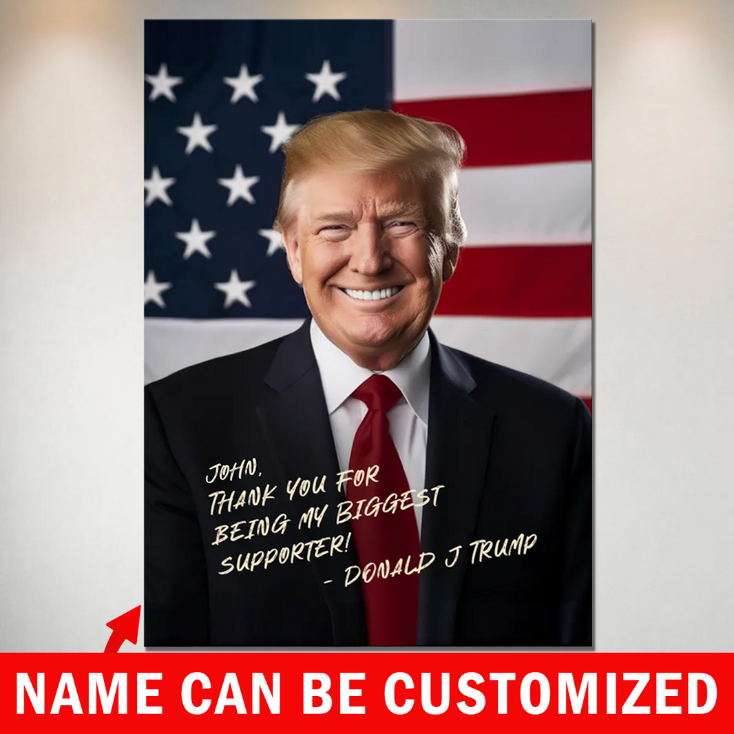 Personalized Trump Canvases – Proud Patriots