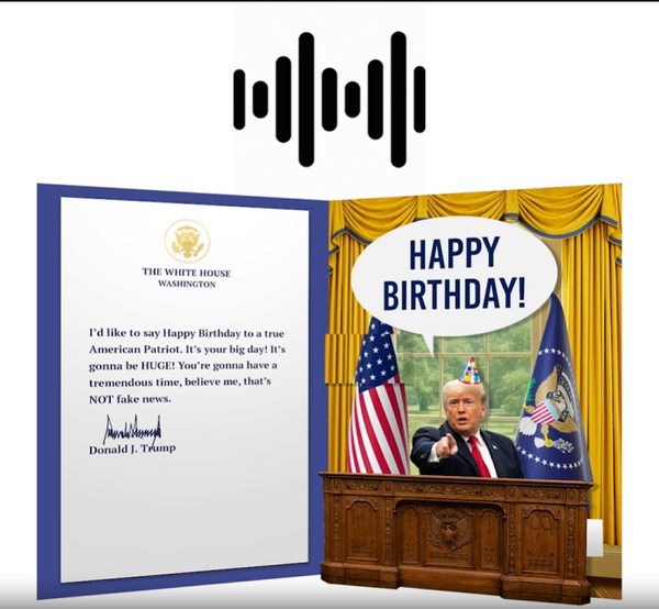 Talking Trump Pop Up Birthday Card (Pre-Order Expected to Ship in Octo ...
