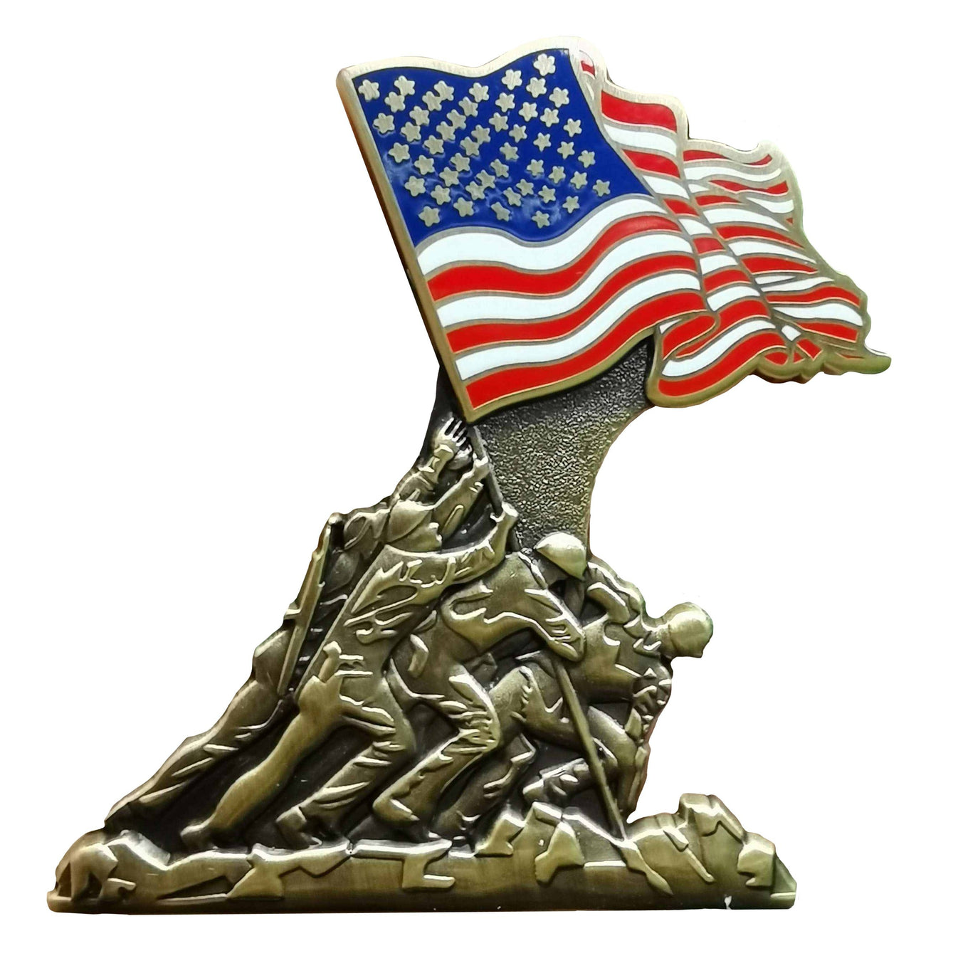 Iwo Jima 80th Anniversary Enamel Pin – Proud Patriots